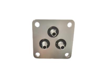China C45 Steel Connection Terminal Plate 1000MΩ Insulation Resistance 2-4μm Nickel Plated for Electrical Panel Wiring for sale