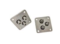 China C45 Steel Connection Terminal Plate 1000MΩ Insulation Resistance 2-4μm Nickel Plated for Electrical Panel Wiring for sale