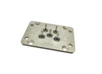 China Connection Terminal Plate C45 Steel 8 Pole 40A Board with Ø3.2mm SUH446 Copper Core Pins for sale