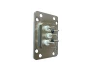China Connection Terminal Plate C45 Steel 8 Pole 40A Board with Ø3.2mm SUH446 Copper Core Pins for sale