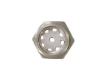 China Nickel Plated Hermetic Sight Glass -40°C to 200°C 8.5mm Clear Glass 5.0MPa for sale