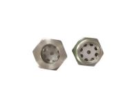 China Nickel Plated Hermetic Sight Glass -40°C to 200°C 8.5mm Clear Glass 5.0MPa for sale