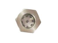 China Nickel Plated Hermetic Sight Glass -40°C to 200°C 8.5mm Clear Glass 5.0MPa for sale