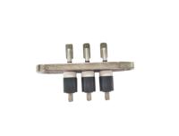 China Hermetic EV Connector 1000VDC Glass Ceramic Insulated 2:1 Cored Pin -40°C to 150°C for sale