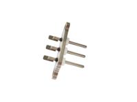 China Ceramic Insulator Hermetic Electric Vehicle Connector Utilizing 45 Steel Plate to Ensure Durable and Electrical Connectivity for sale