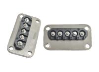 China 5 Numberofpoles Connection Terminal Board 30A Currentrating Electrical Terminal Block for and Secure Electrical Circuit Connections for sale