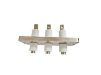 China C45 Steel Connection Terminal Board 3 Poles Designed for Electrical Wiring and Power Distribution Terminal Board Solutions for sale