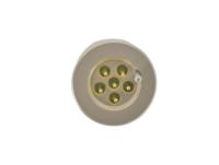 China Gold Plated Pin Finish Glass Metal Seals Made from 316L Stainless Steel Body Materials Providing Durable and Hermetic Seal Solutions for sale