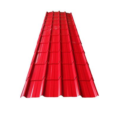 China Color Coated Zinc Steel Roofing Corrugated Plate Welding Processing Ppgi Galvanized Steel Roof Sheet for sale