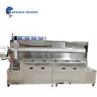 China Automatic 108L Five Tanks Ultrasonic Cleaning Machine With Robot Arm for sale