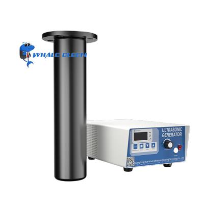 China 1500W Ultrasonic Tubular Transducer Submersible Cleaner 80mm Vibration Rods Coated With Teflon for sale