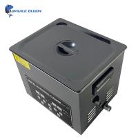 China 6.5L Dental Ultrasonic Cleaner 180W 1.43 Gallon Black Stainless Steel Cleaning Machine for sale