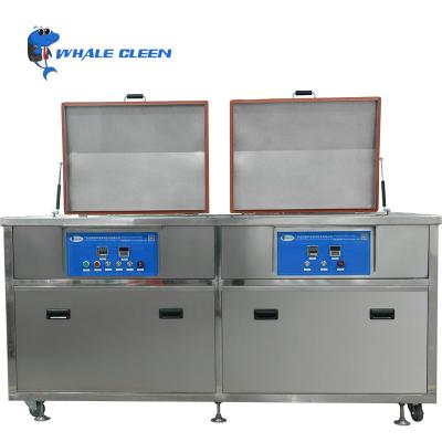 China Parts Double Slot Ultrasonic Cleaner With Heating Rinsing Filtering Recycling for sale