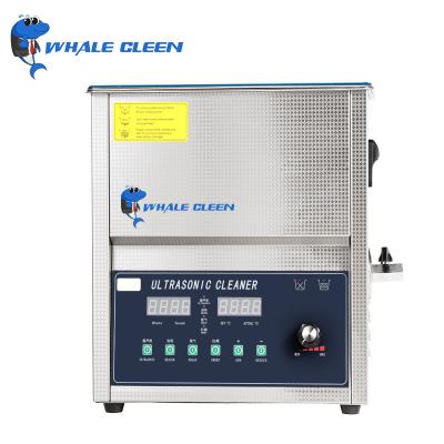 China Blue Whale 6.5L Ultrasonic Jewelry Cleaning Machine 20-80C Concave Surface for sale