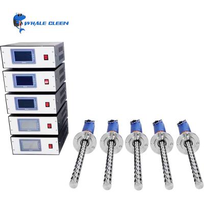China Digital LCD 3000W Ultrasonic Cleaning Machine Titanium Alloy Rod Immersible for sale