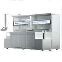 China Three Tanks PLC Automatic Ultrasonic Cleaning Machine With Mechanical Robot Arm for sale