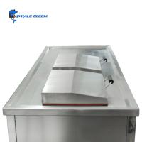 China 0-2400W Industrial Ultrasonic Cleaning Machine 175L 28Khz / 40 Khz Two Tanks Cleaner for sale