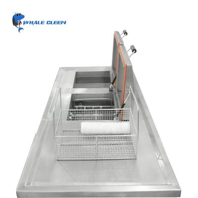 China 45L Industrial Ultrasonic Cleaner Adjustable Heater With Two SUS304 Tanks for sale