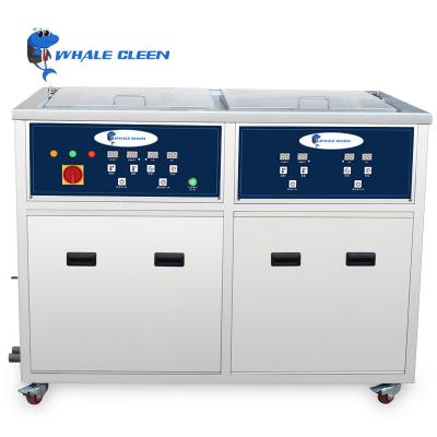 China Two Tanks Industrial Ultrasonic Cleaner with Digital Temperature Control 28-40 KHz for sale