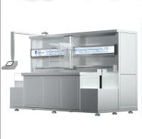 China Customizable Three Tanks PLC Automatic Mechanical Arm Industrial Ultrasonic Cleaner for sale