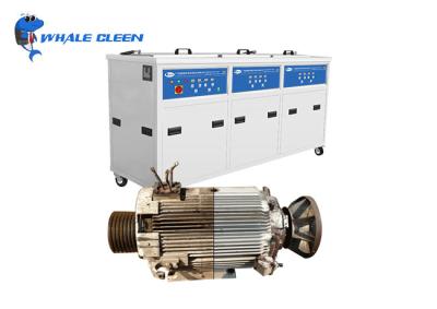 China High Frequency Ultrasonic Cleaner 3 Soak Tanks for Industrial Metal Belt 20-95C Adjustable Heater for sale