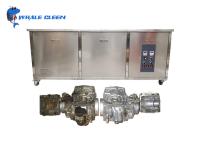 China 3 Phases Tanks Engine Block Ultrasonic Cleaner Ultrasonic Cleaning with Filter Element and Customizable Tank Material for sale