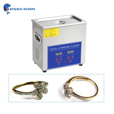 China Professional 250W Ultrasonic Jewelry Cleaner With Adjustable Sound 3.2L Sonic Cleaner For Jewelry for sale