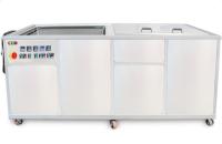 China Three Tanks 135L Ultrasonic Cleaner For Car Injector Cleaning And Auto Parts for sale