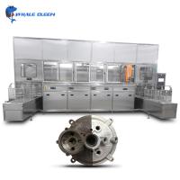 China  Industrial Full Automatic PLC Hydrocarbon Vapor Ultrasonic Cleaning Machine for car parts for sale