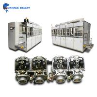 China Custom Five Tanks Fully Automatic Industrial Ultrasonic Cleaning Machine 20-95C Adjustable Heater For Hardware Accessories for sale