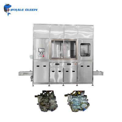 China High Efficiency Double Solvent Ultrasonic Cleaning Machine With PLC Control For Electronics for sale