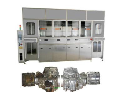 China 158L Automatic Six-Tank Ultrasonic Cleaner  Industrial Parts Washing with Factory Direct Price for sale