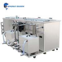 China Five Tank Industrial Ultrasonic Cleaner 192L for Solvent Degreasing and Metal Parts Cleaning for sale