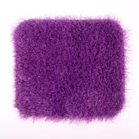 China Waterproof Yellow White Colored Artificial Grass Off Cuts Faux Grass Squares for sale