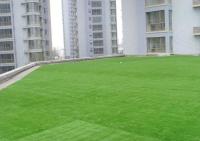 China Custom Homebase Fake Roof Artificial Grass Natural Green 10x10 for sale