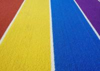 China 8x8 Purple Yellow Red Blue Outdoor Turf Grass For Playground Surfacing for sale