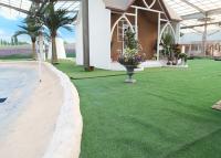 China 5mm 6mm Short Pile Landscaping Fake Grass Astro Turf For Roof Terrace for sale