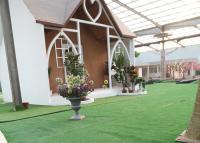 China Abrasion Resistance Garden 3x3m Artificial Grass For Apartment Balcony for sale