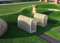 China Football Polyethylene Artificial Plastic Grass 40mm Pile Height for sale