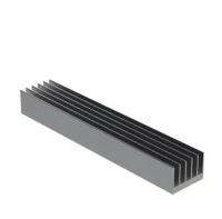 China 180mm x 250mm Aluminum Extrusion Heatsink Profile with Pin Fin Design for High Power LED Grow Lights for sale