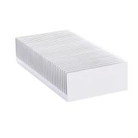 China 6063 T5 Anodized Aluminum Heat Sink Extrusion 0.30mm Thickness for LED Street Lights with CNC Milling for sale