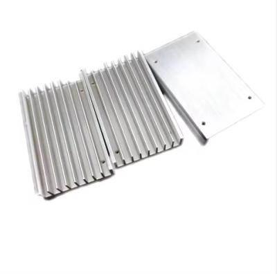 China Custom Aluminum Heat Sink Extruded Profile Anodized Black Square Heatsink for PCB Cooling for sale