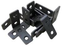 China Custom L-Shaped Stainless Steel Angle Corner Bracket 0.01mm Tolerance Metal Stamping Furniture Connector for sale