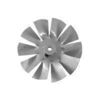 China 200mm Aluminum 1060 3003 Fan Blade 34 Degree Angle for Draught Fan Ventilation for sale