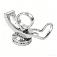 China Custom Stainless Steel Fishing Rod Holder with Protective Lining for Yacht Boat and Ship Accessories for sale