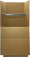 China Adjustable DIY Hardware Moving Closet Carton Box Galvanized Metal Reinforced Carbon Steel Copper Zinc Aluminium Alloy Hanger for sale