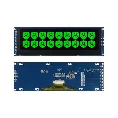 China 5.5 Inch OLED Display Module 256x64 SSD1322 OLED Display With Multi Interface Compatibility for sale