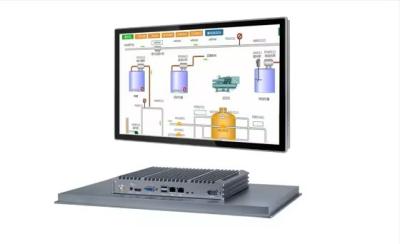 China 350 Cd/M2 Industrial Computer Monitor 23.8 Inch Monitor Embedded PC for sale