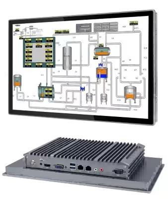 China 11.6 Inch Industrial Computer Monitor Robust Fanless Industrial Touch Panel PC for sale