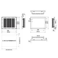 China Embedded Industrial HMI Touch Panel 12.1 Inch Fanless Touch Screen PC IP65 for sale